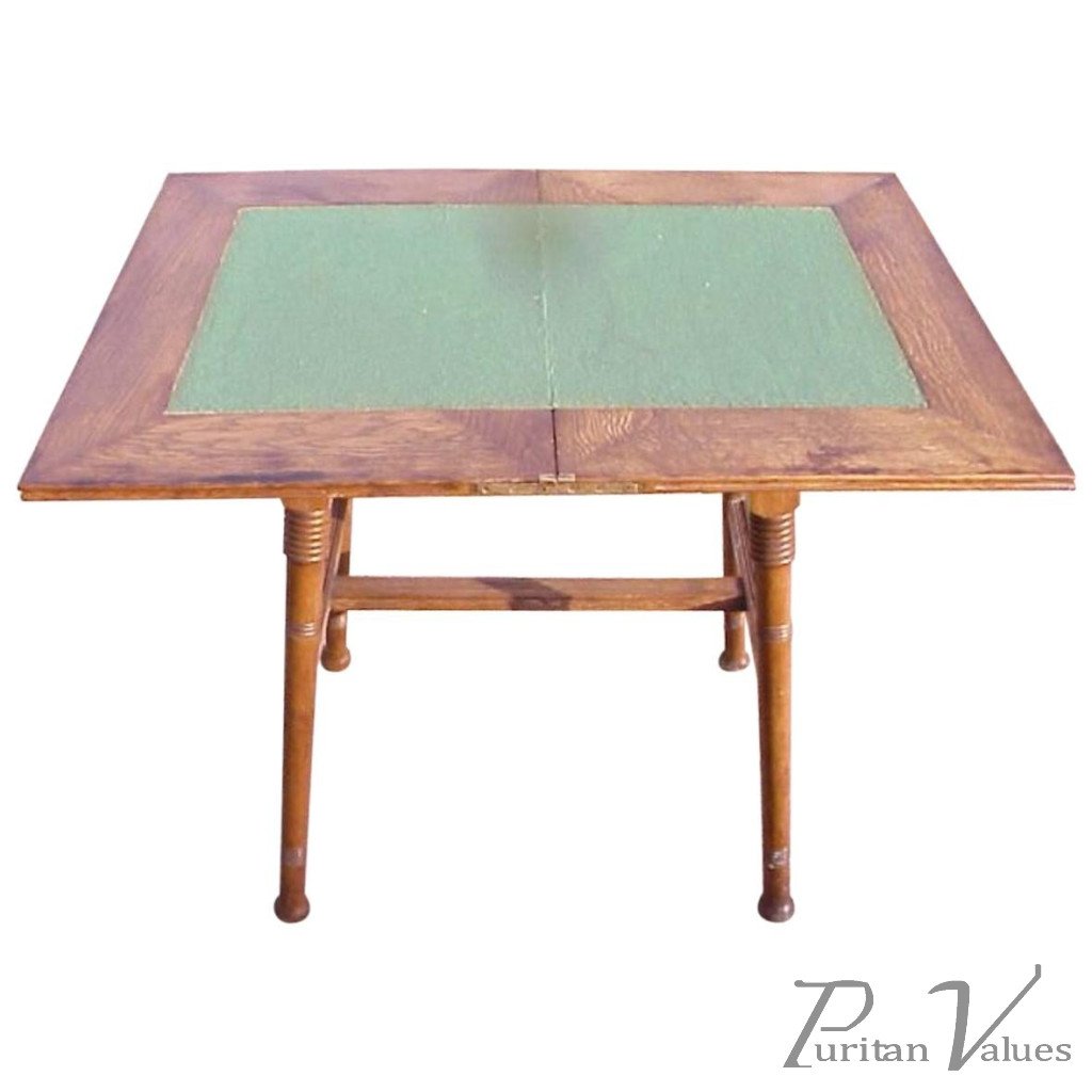 William Birch for Liberty & Co. an Arts & Crafts Oak Fold Over Card ...