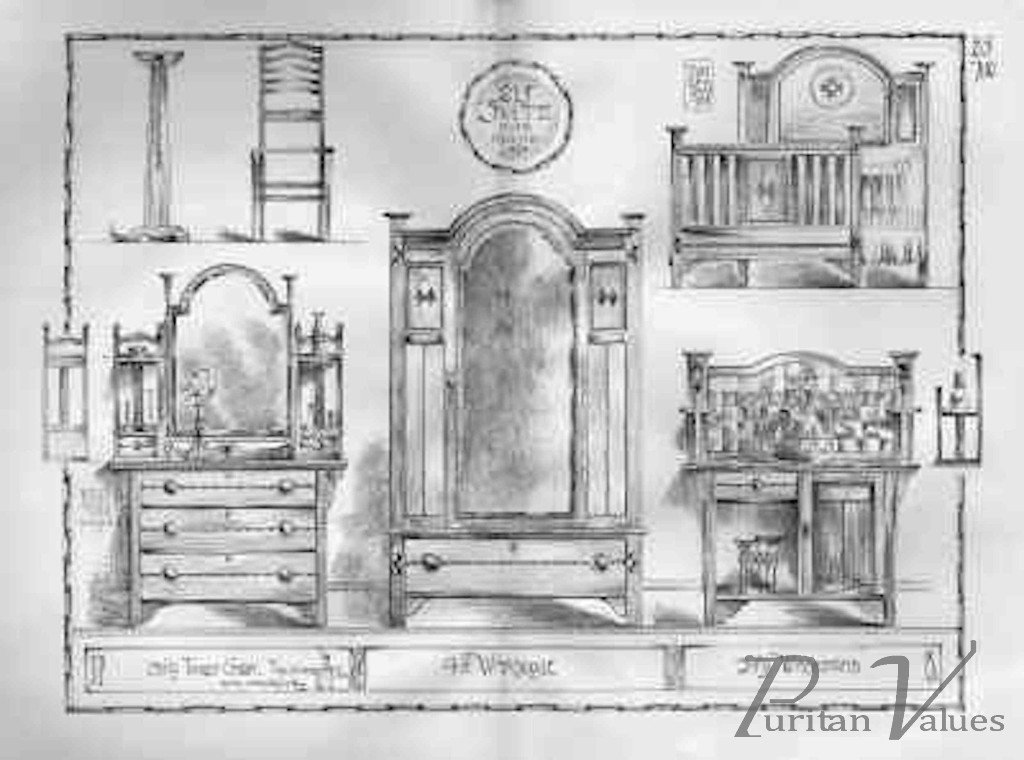 MH Ballie Scott Style, Shapland and Petter Arts & Crafts Inlaid ...