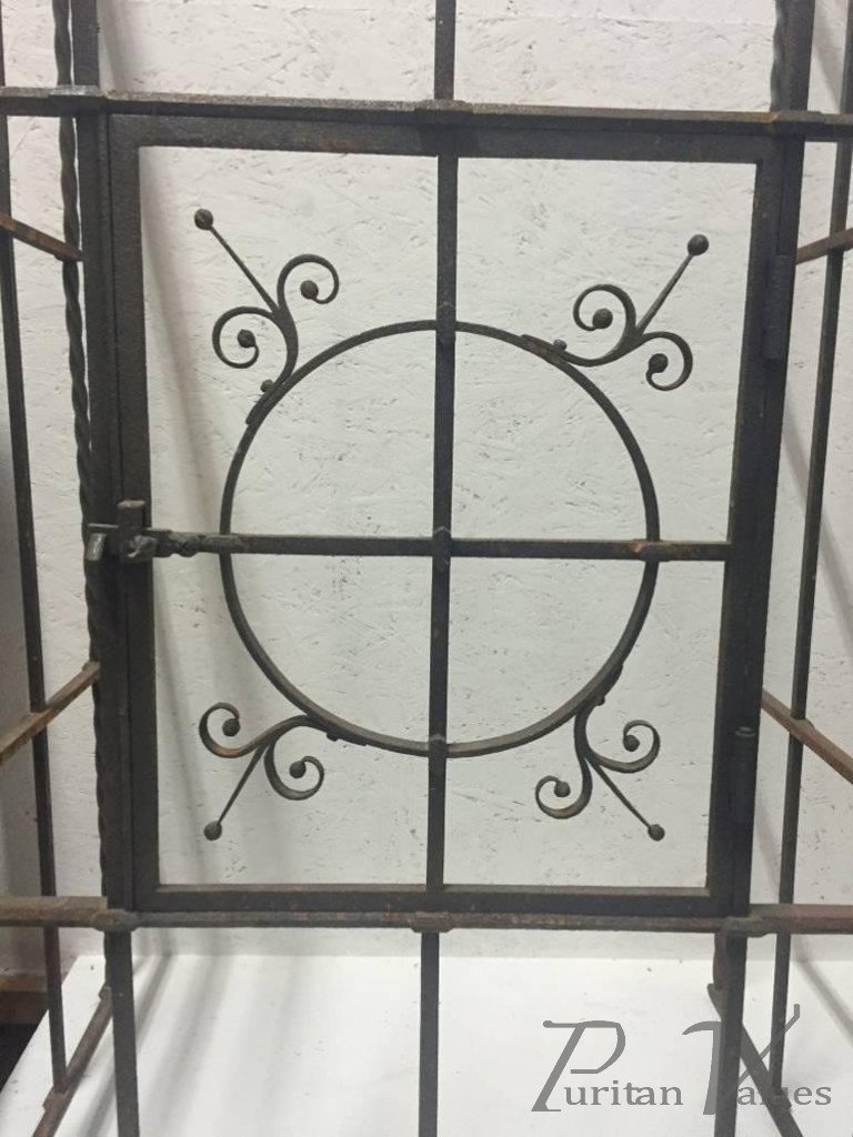 Wrought Iron Stove Guard by Awn Pugin - Puritan Values