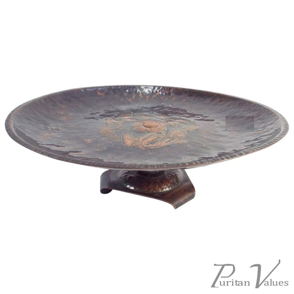 Rare Handmade Birmingham Guild of Handicraft Copper Centre-Piece ...