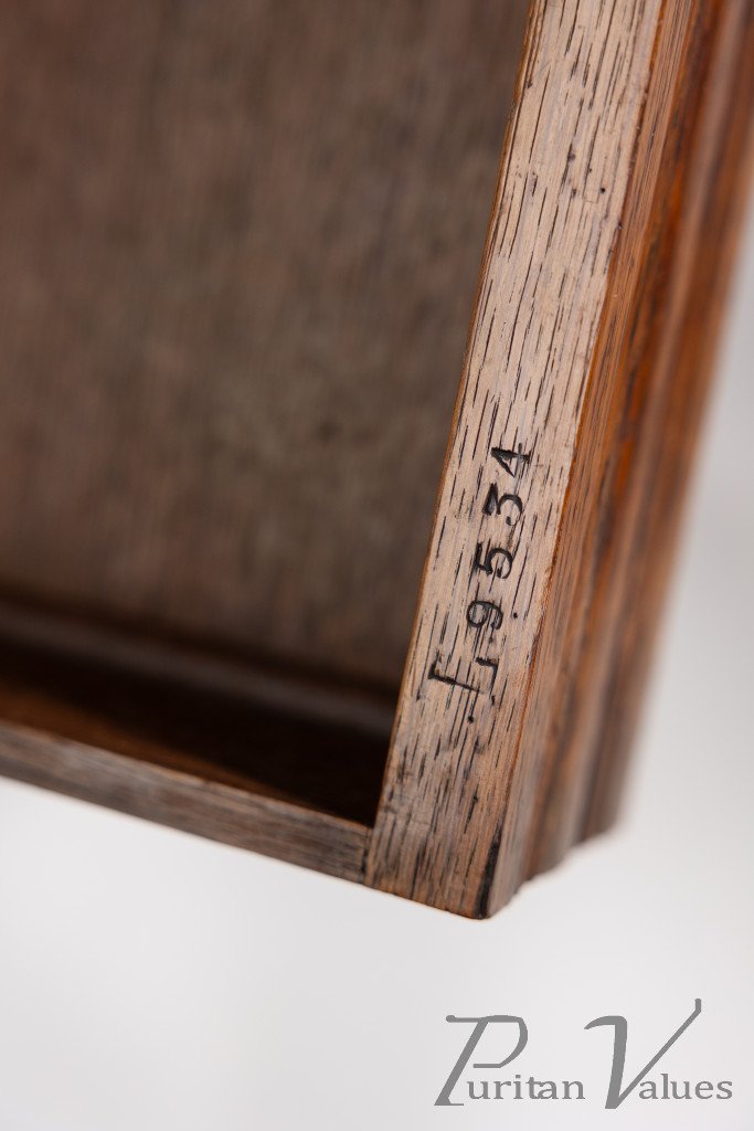 Bruce Talbert for Gillow and Co. A Gothic Revival Oak and Leather ...