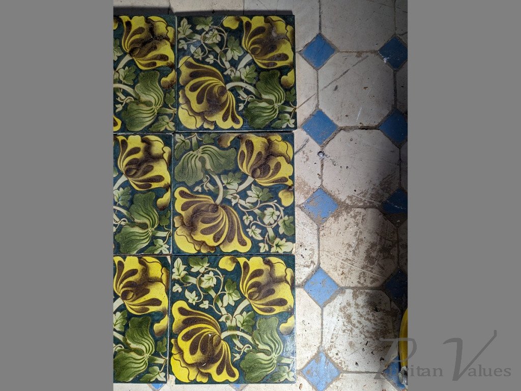 Maw and Co. A rare set of 50 x tiles - Puritan Values